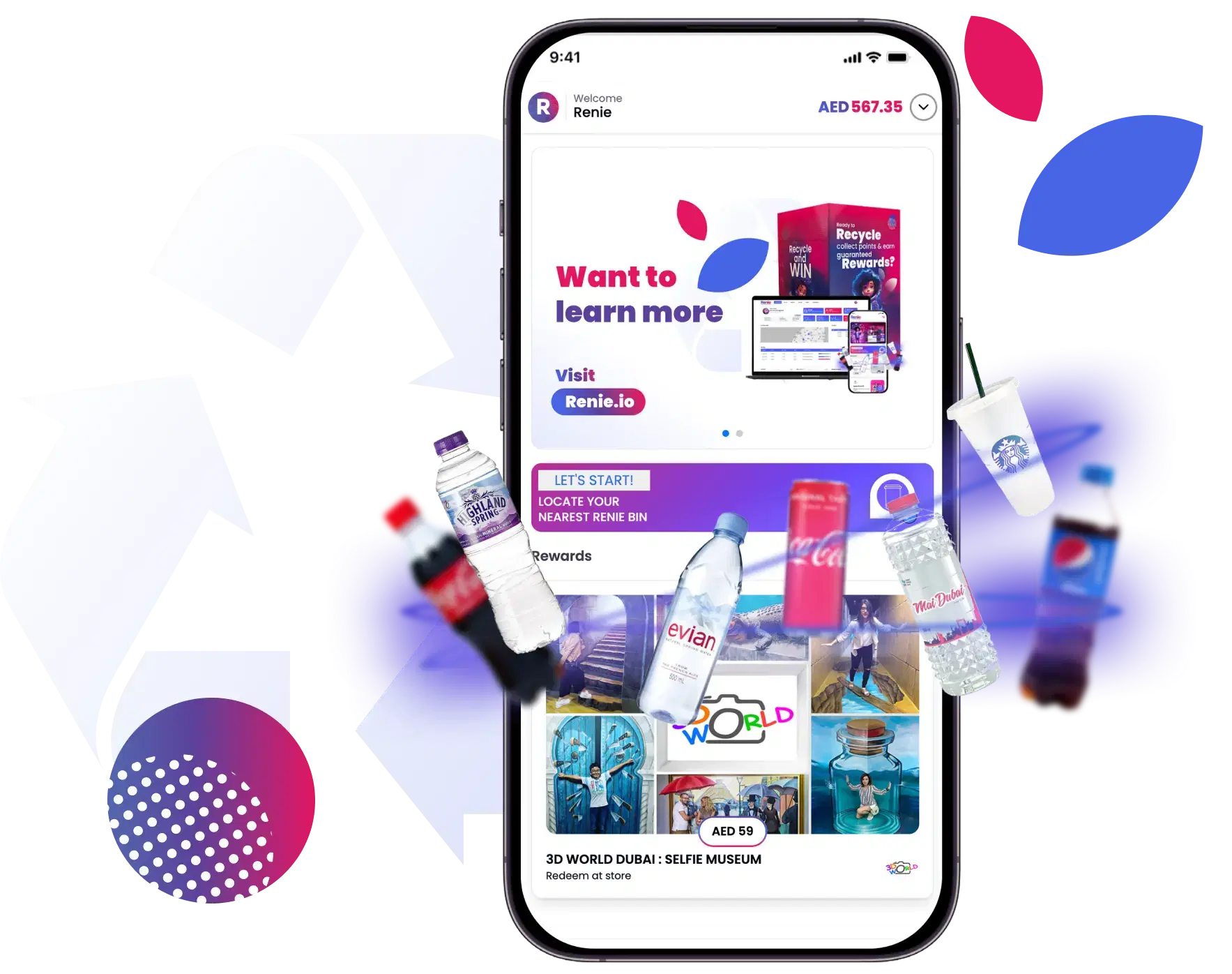 Renie App: Track Your Recycling Impact Anytime, Anywhere